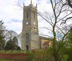 Ditchingham Church St Mary Norfolk Stained glass
